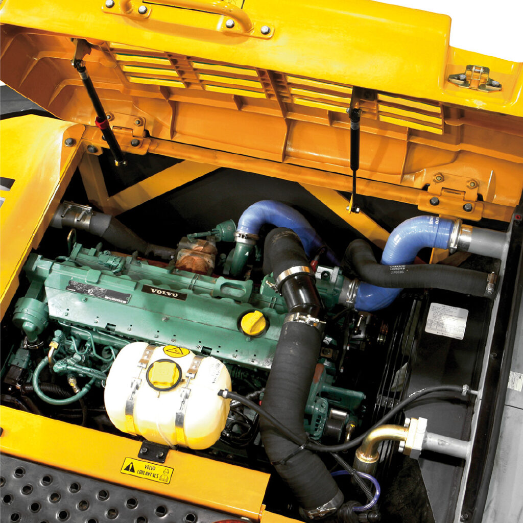 The Powerful Driver of the Volvo Wheeled Excavator EW145B Prime - Civic